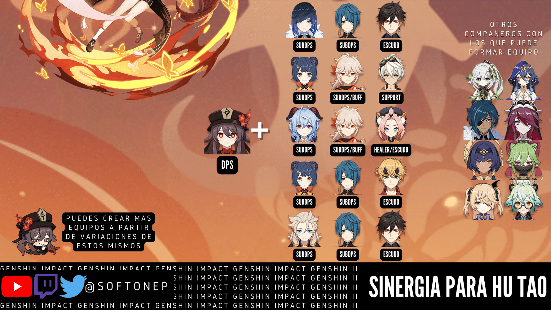 Build de Hu Tao [Dps] [Guía versión 3.4] | SoftoneP Genshin Impact | HoYoLAB