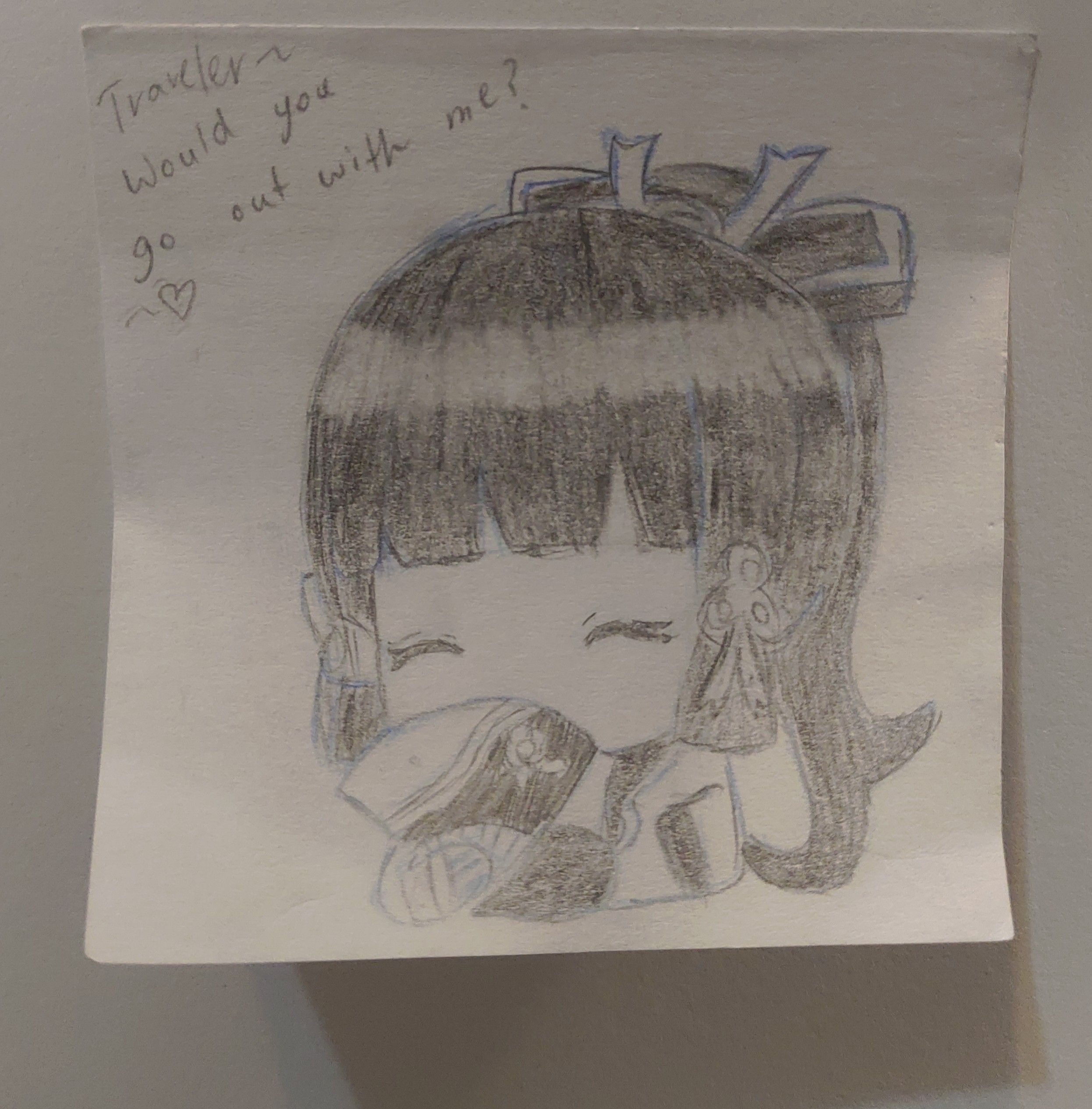 Ayaka official sticker hand drawn by me ~ Genshin Impact | HoYoLAB