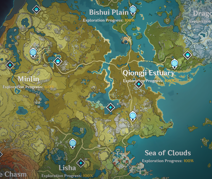 LiYue 100% Exploration (Chasm Excluded) Genshin Impact | HoYoLAB