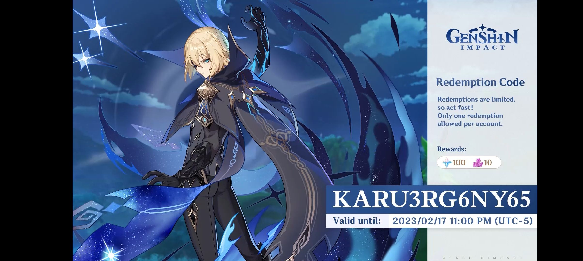 All Genshin Impact codes from the version 3.5 livestream Genshin Impact ...