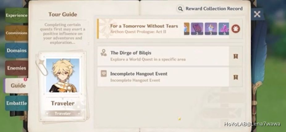 WISHES FOR ARCHON QUEST Genshin Impact | HoYoLAB