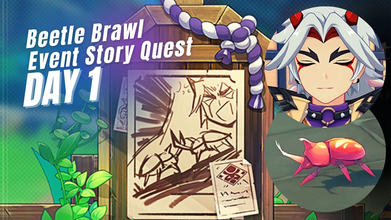 LET’s FIGHT WITH ONIKABUTO! • DAY 1 Arataki Itto’s Beetle Brawl Event ...