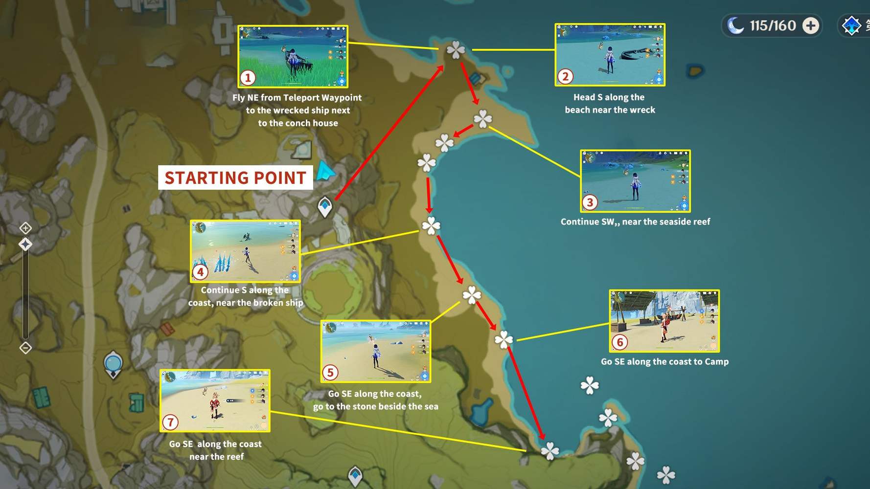 Material Collection | Starconch | 7 Farming Routes to Maximize your ...