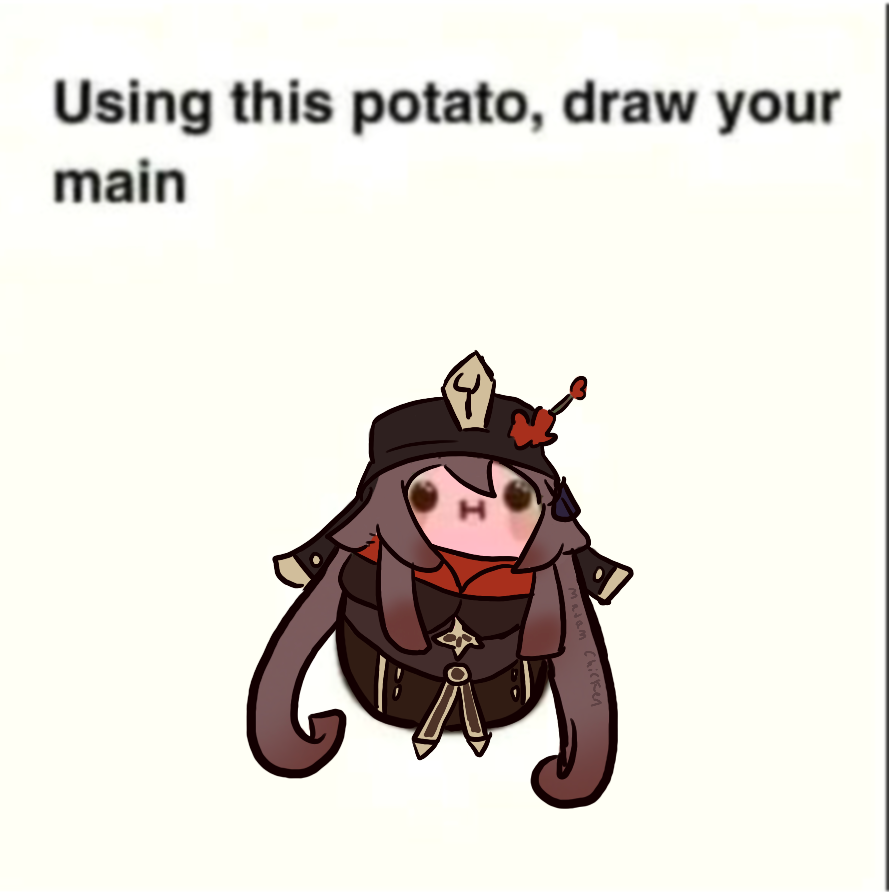 My main as a potato Genshin Impact | HoYoLAB