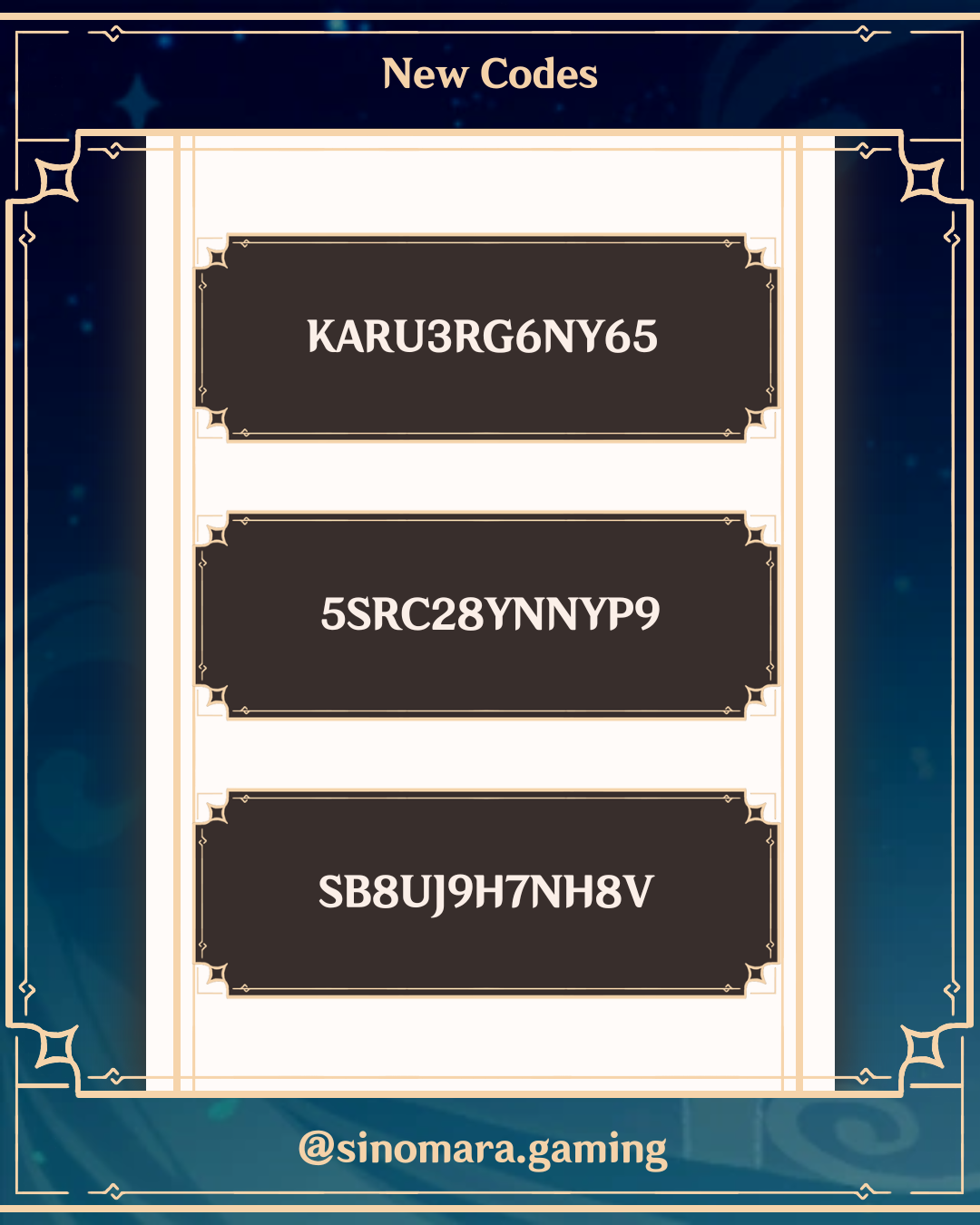 New Codes Genshin Impact | HoYoLAB