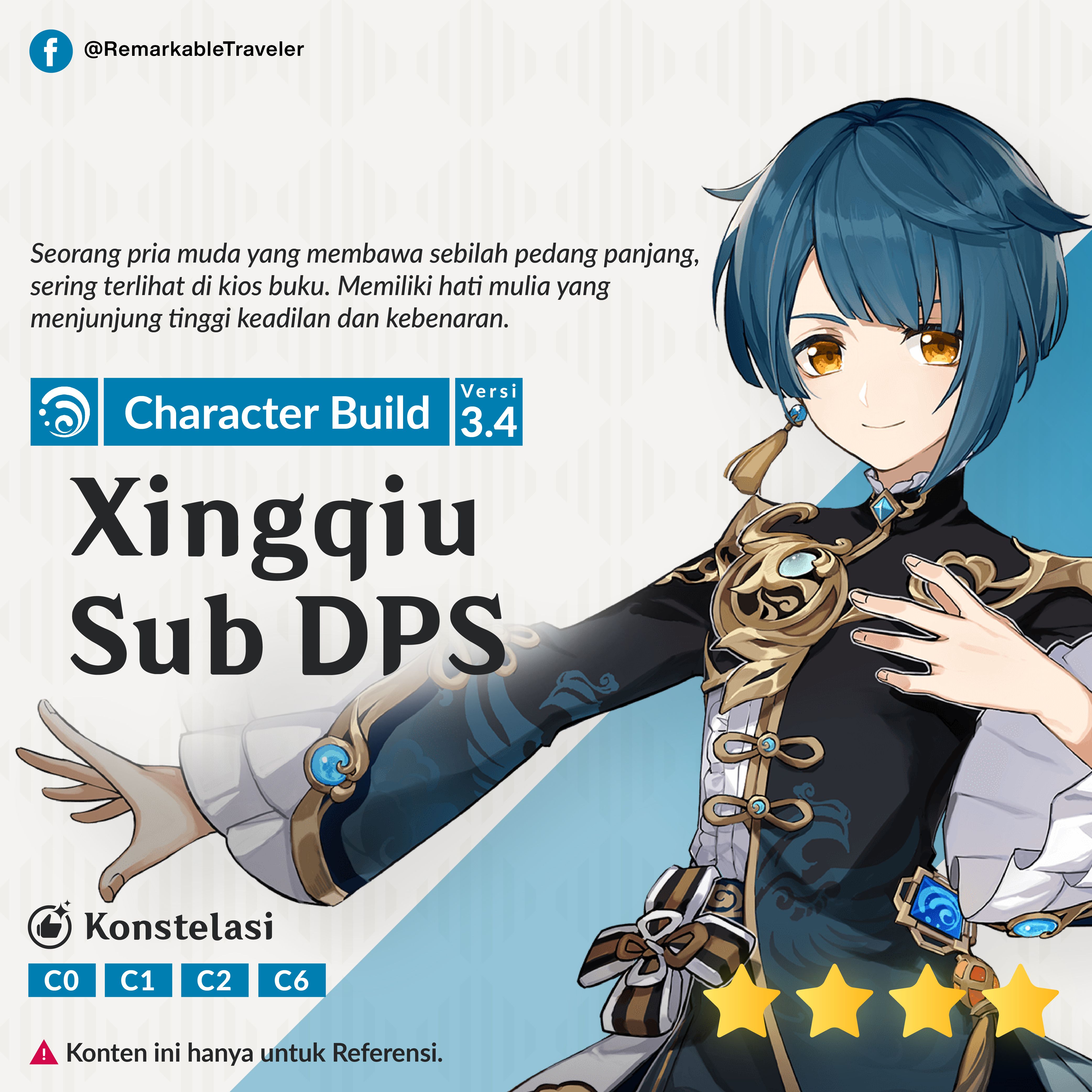 [Mini Guide] Character Build: Xingqiu Sub DPS [Build Karakter Xingqiu - Panduan Xingqiu Versi 3. ...