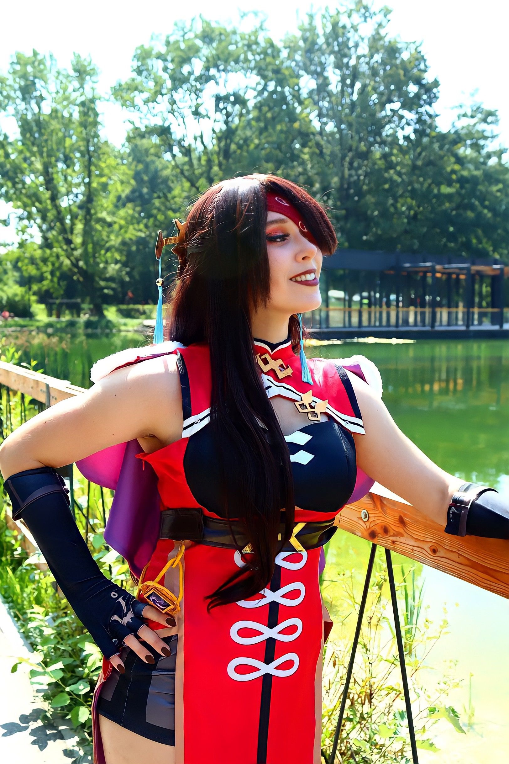 Beidou cosplay by me💜 Genshin Impact | HoYoLAB