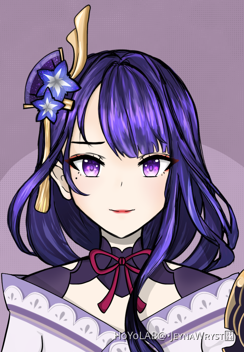 Raiden Shogun Fanart Genshin Impact | HoYoLAB