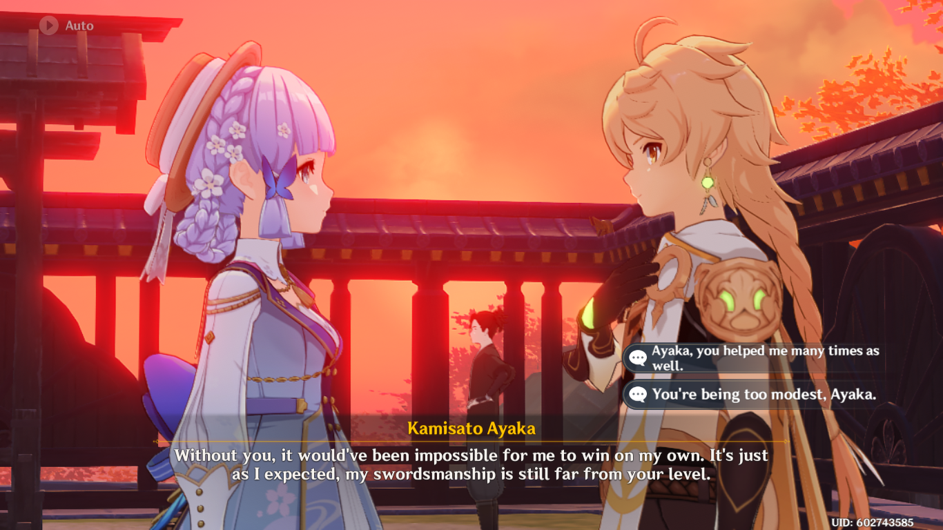 Ayaka x Aether Genshin Impact | HoYoLAB