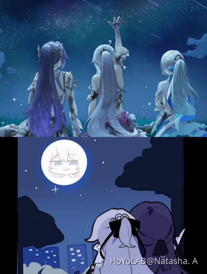Talking to the moon~ Honkai Impact 3rd | HoYoLAB