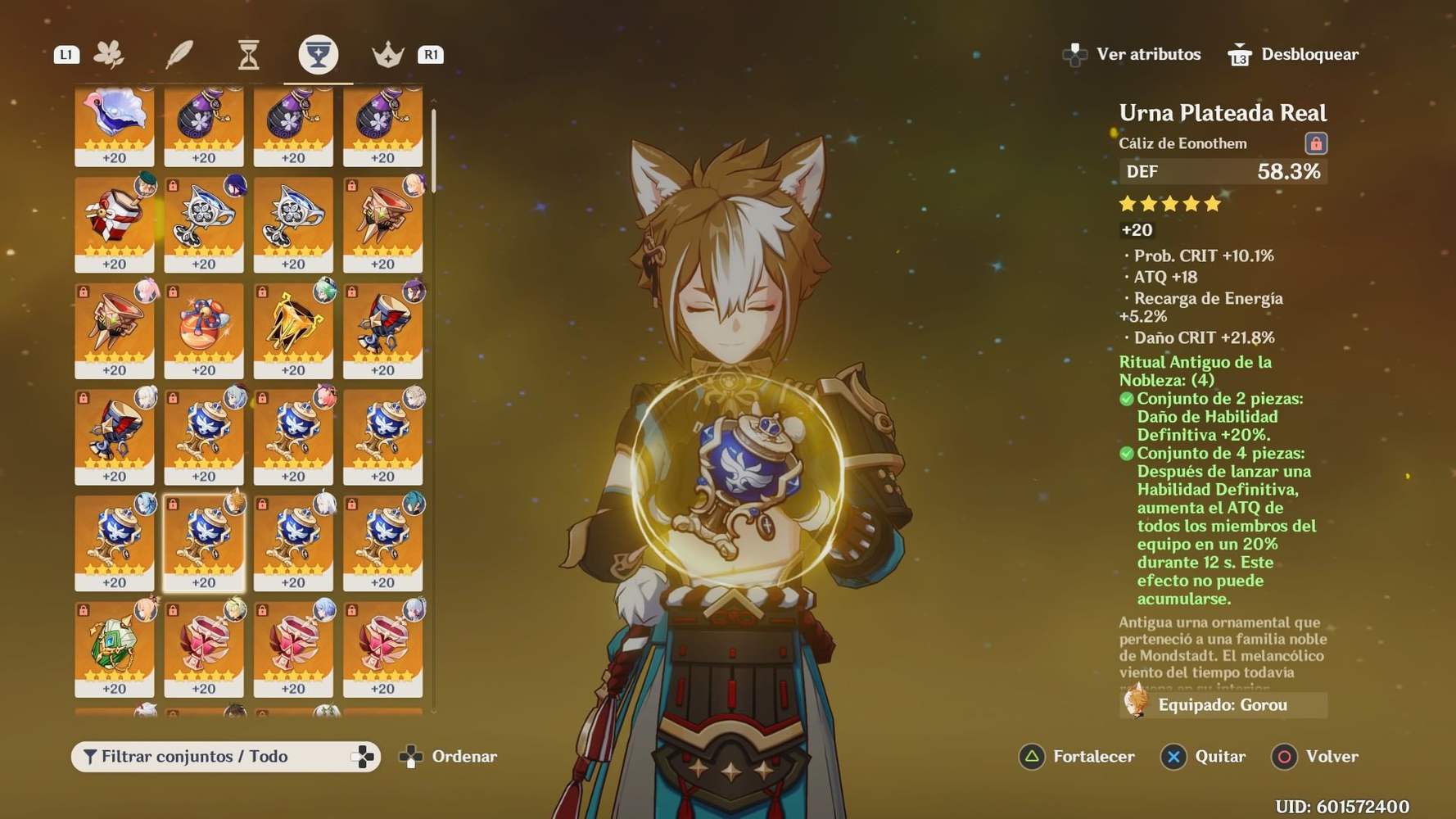 Build Gorou Suport (My Build) Genshin Impact | HoYoLAB