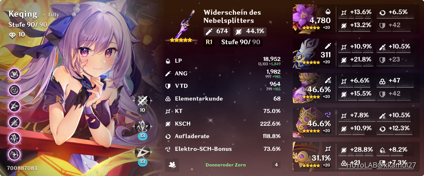 Keqing Build (Update) Genshin Impact | HoYoLAB