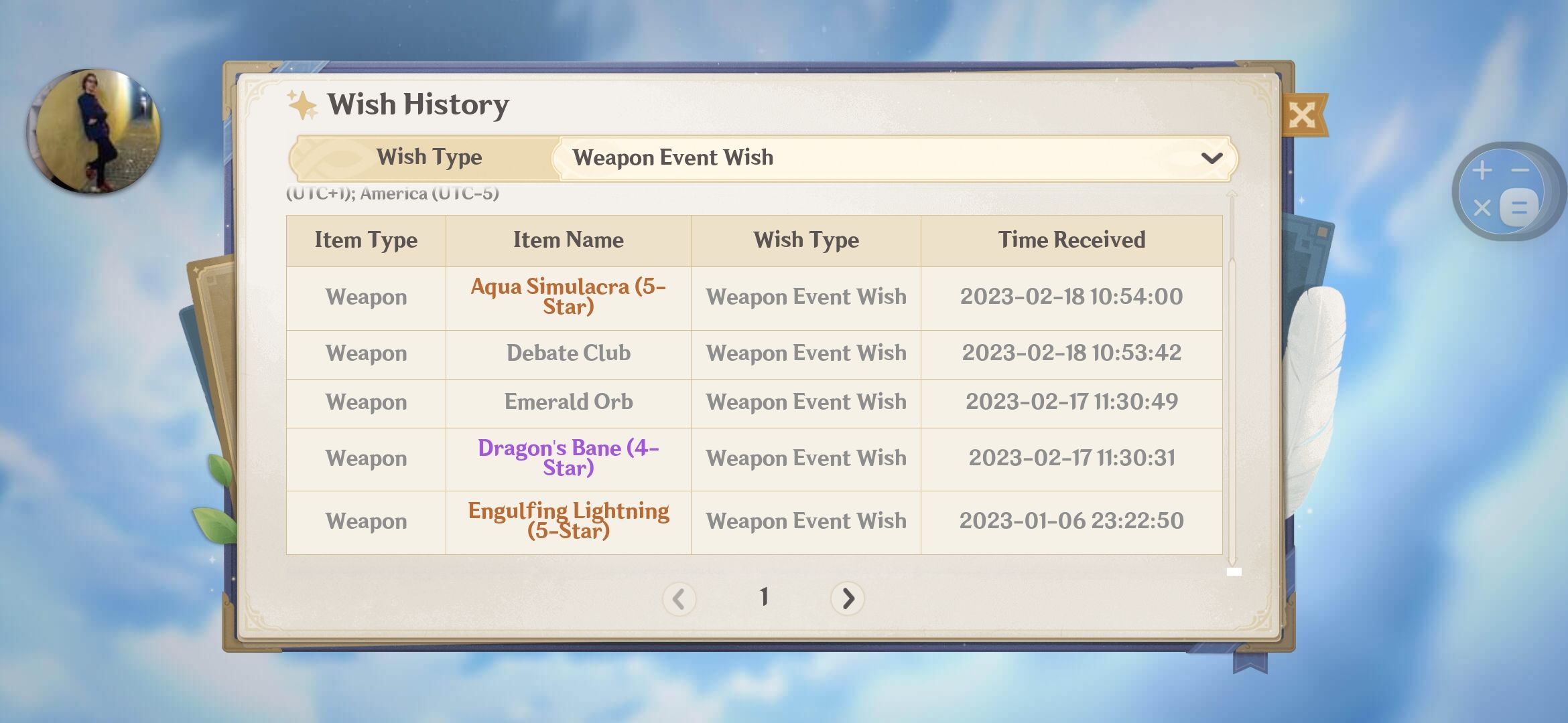 First lucky pull Genshin Impact | HoYoLAB