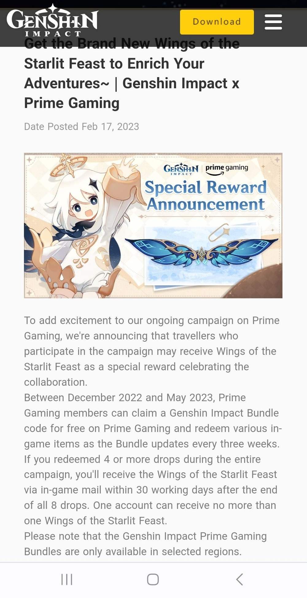 UPDATE:: Amazon Prime Gaming Genshin Bundles NEW information!! Link in ...