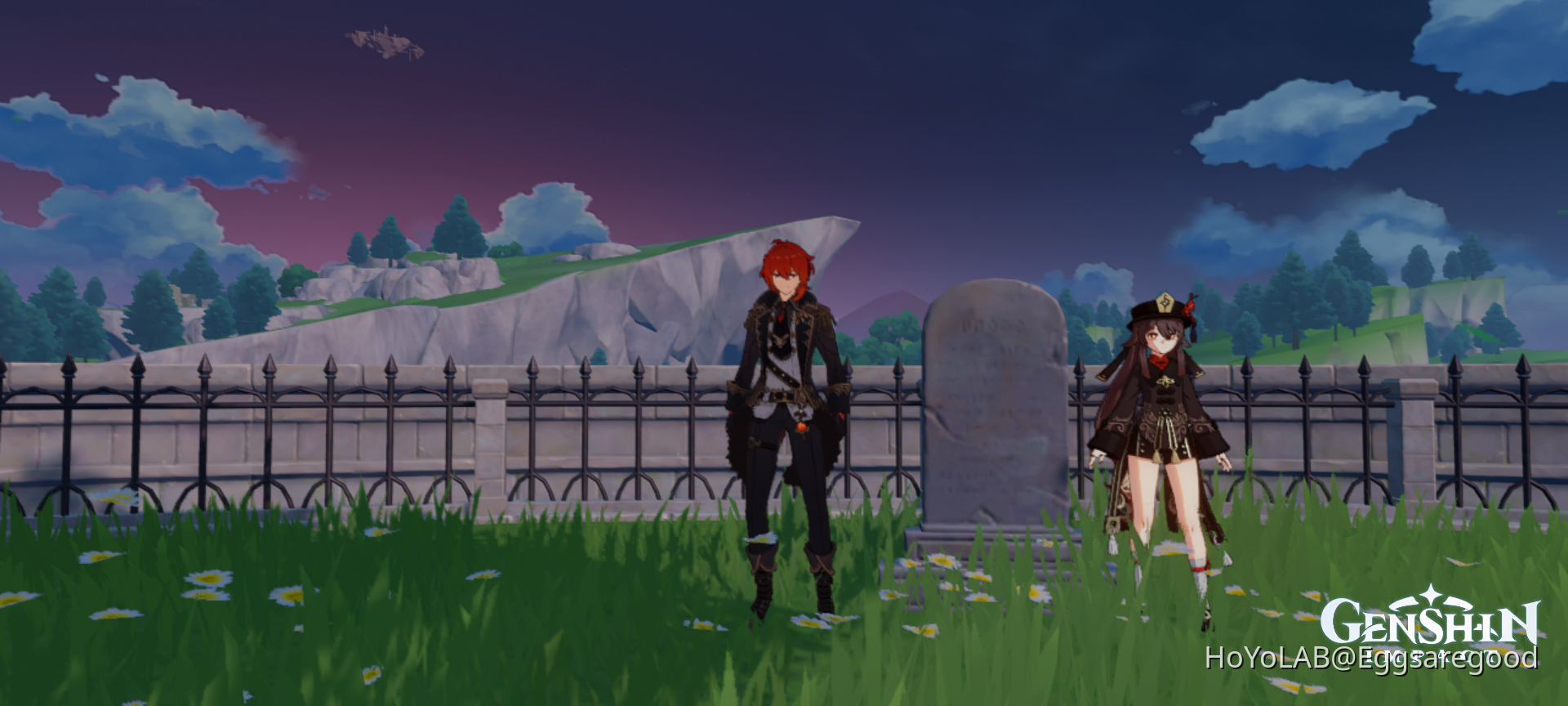 Diluc and his father Genshin Impact | HoYoLAB