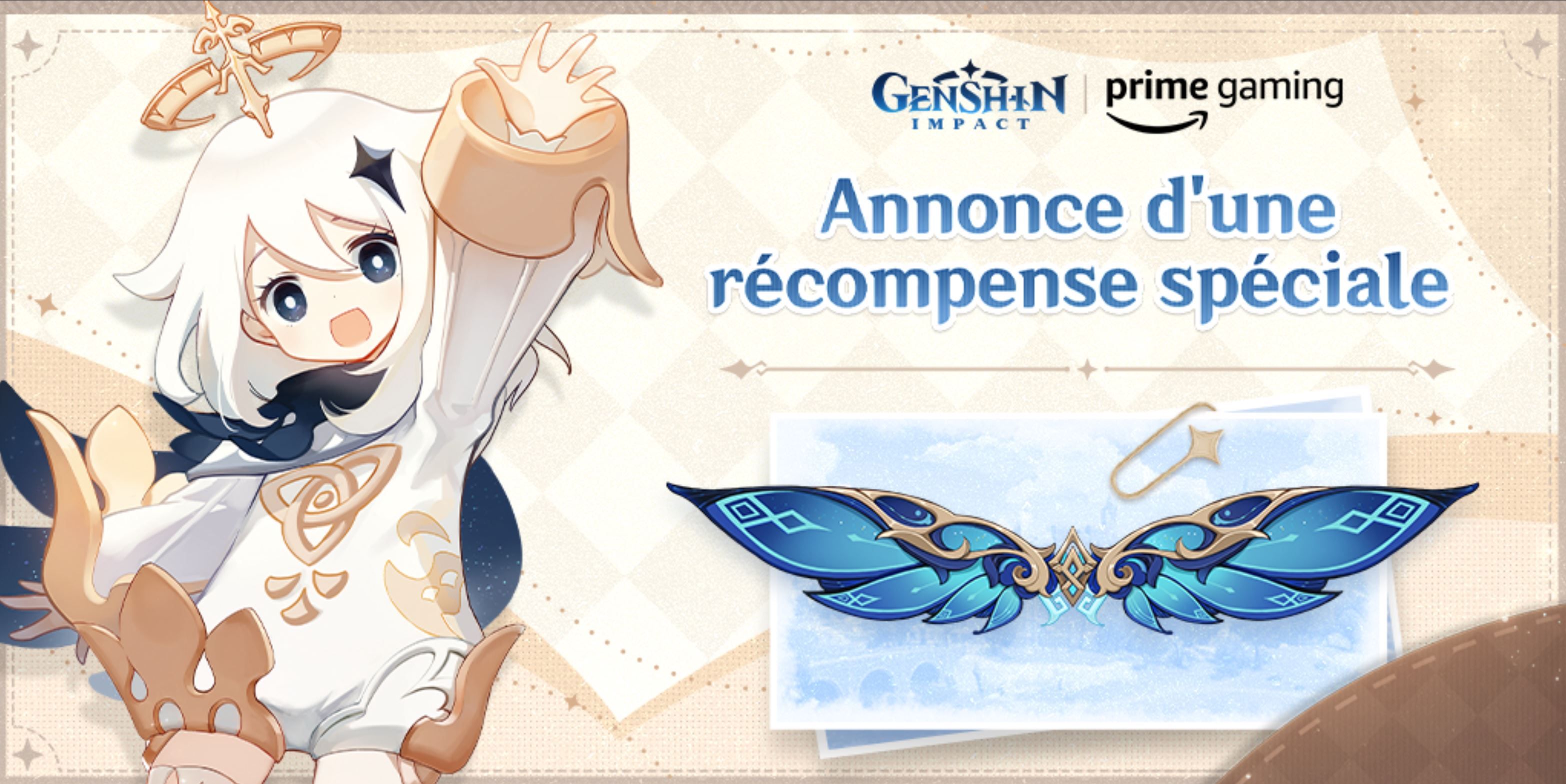 Collab Amazon Prime pour des ailes exclusives ! Genshin Impact | HoYoLAB