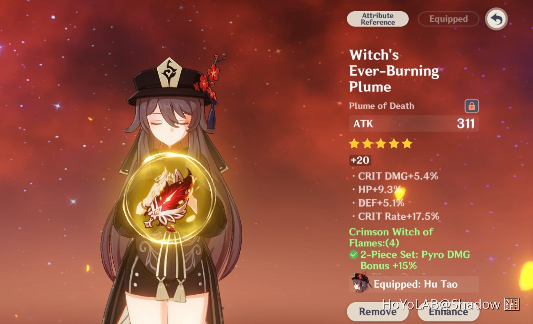 Just got the highest my crit rate roll on a artifact Genshin Impact ...