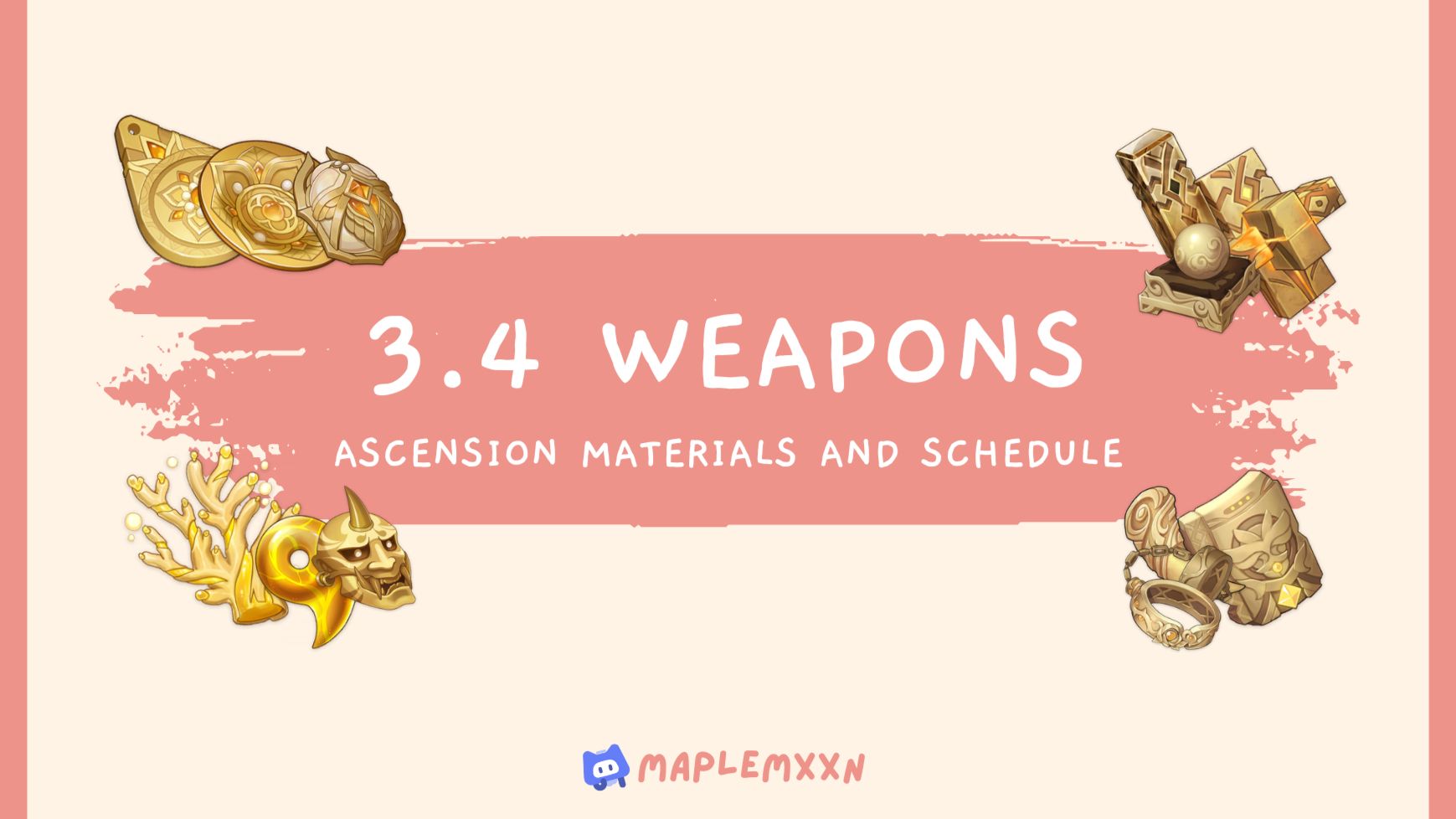 Ver 3.4 | Weapon Ascension Materials (Domain) Genshin Impact | HoYoLAB