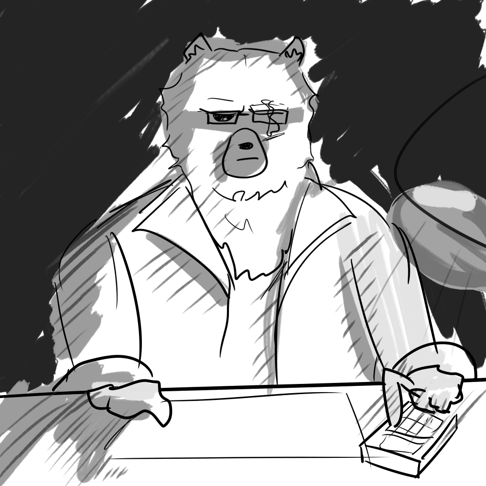 | ZZZ Art Challenge | [Day 12] - "Ben sits at his desk" Zenless Zone ...