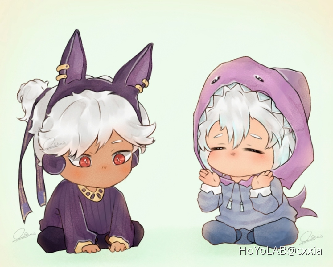 Baby Cyno with his Vtuber VA Genshin Impact | HoYoLAB