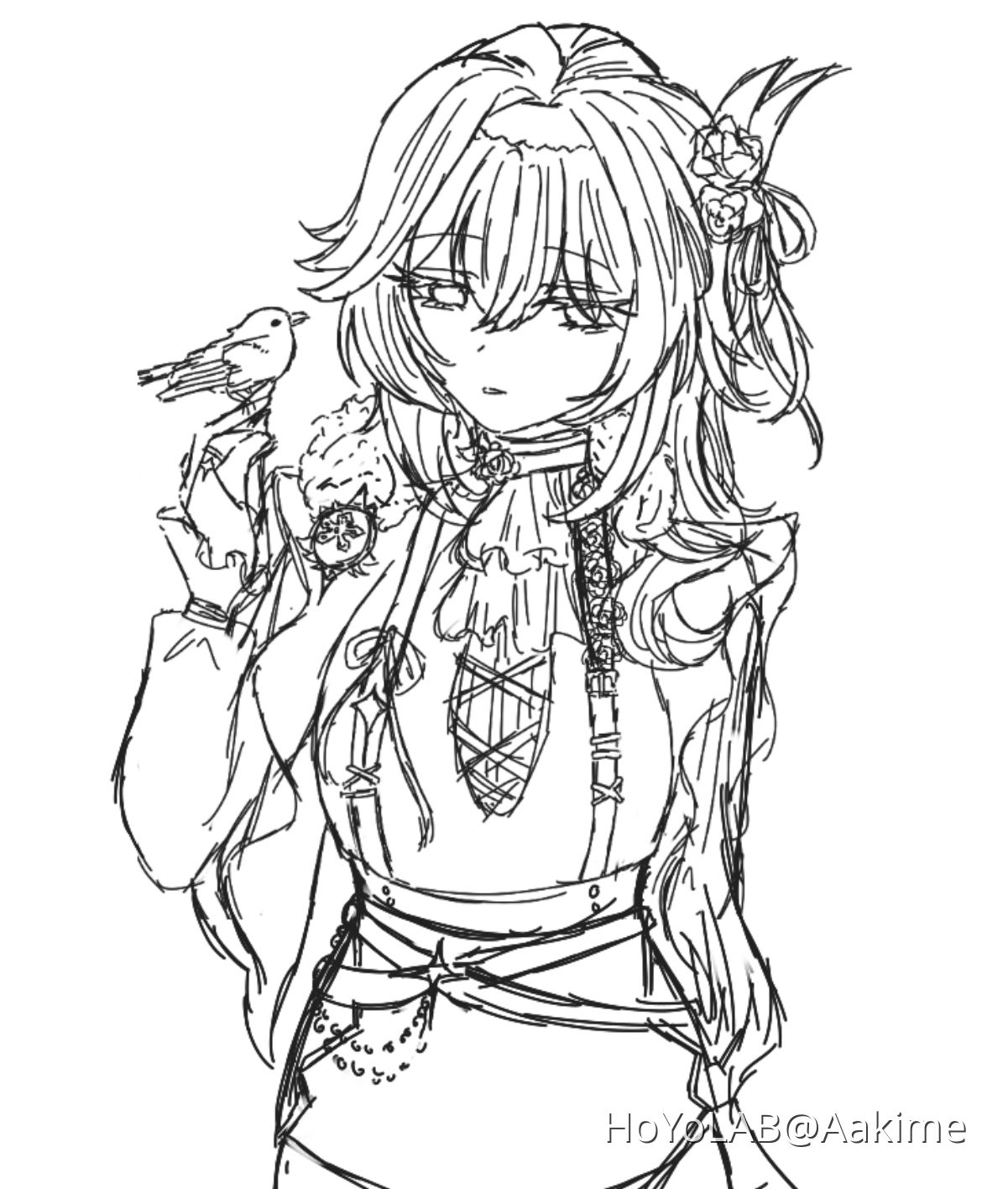 My design for eula skin Genshin Impact | HoYoLAB