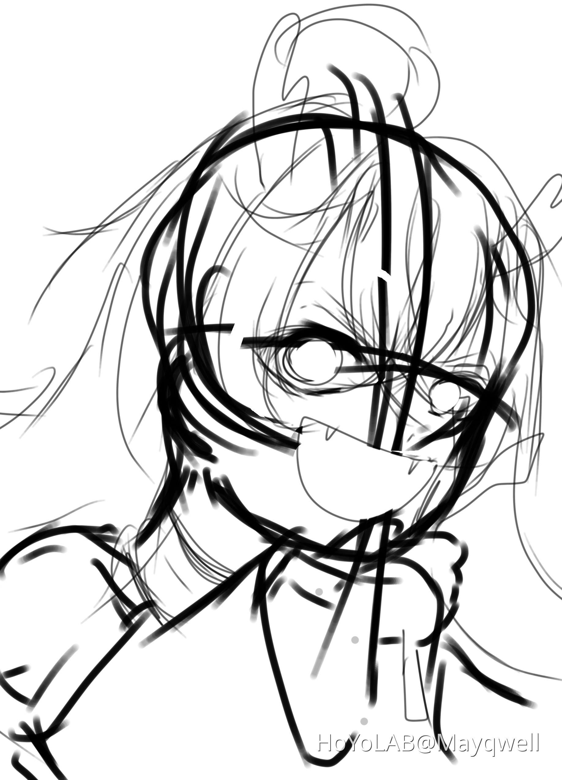 Bailu fanart sketch Honkai: Star Rail | HoYoLAB