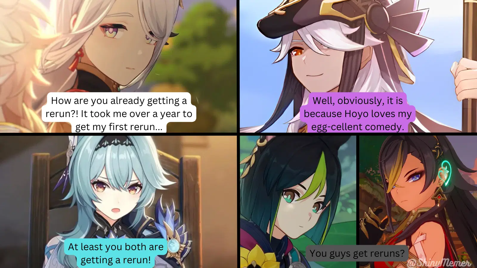 The Truth behind Cyno's Rerun ~Daily memes #17 Genshin Impact | HoYoLAB