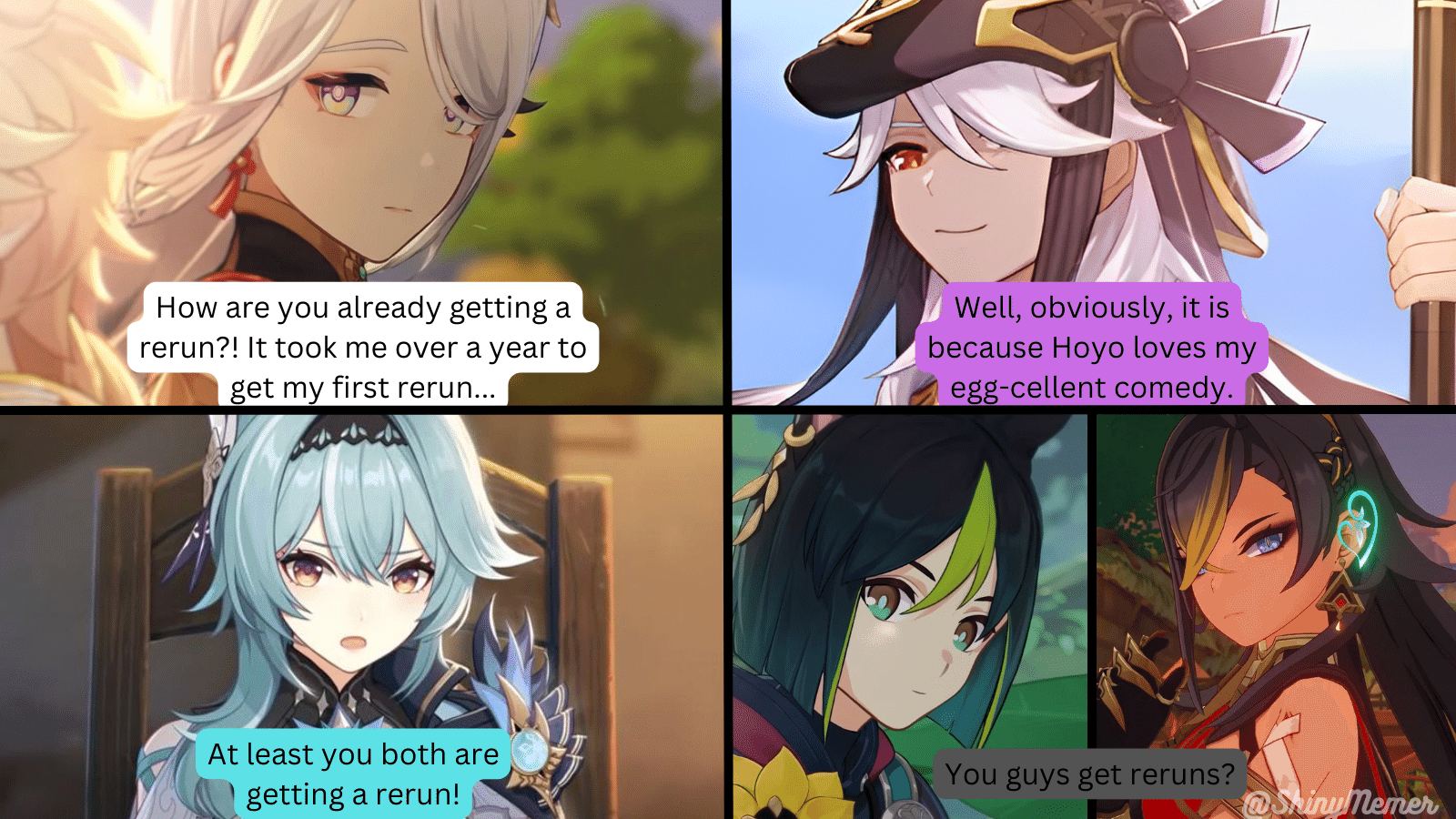 The Truth behind Cyno's Rerun ~Daily memes #17 Genshin Impact | HoYoLAB