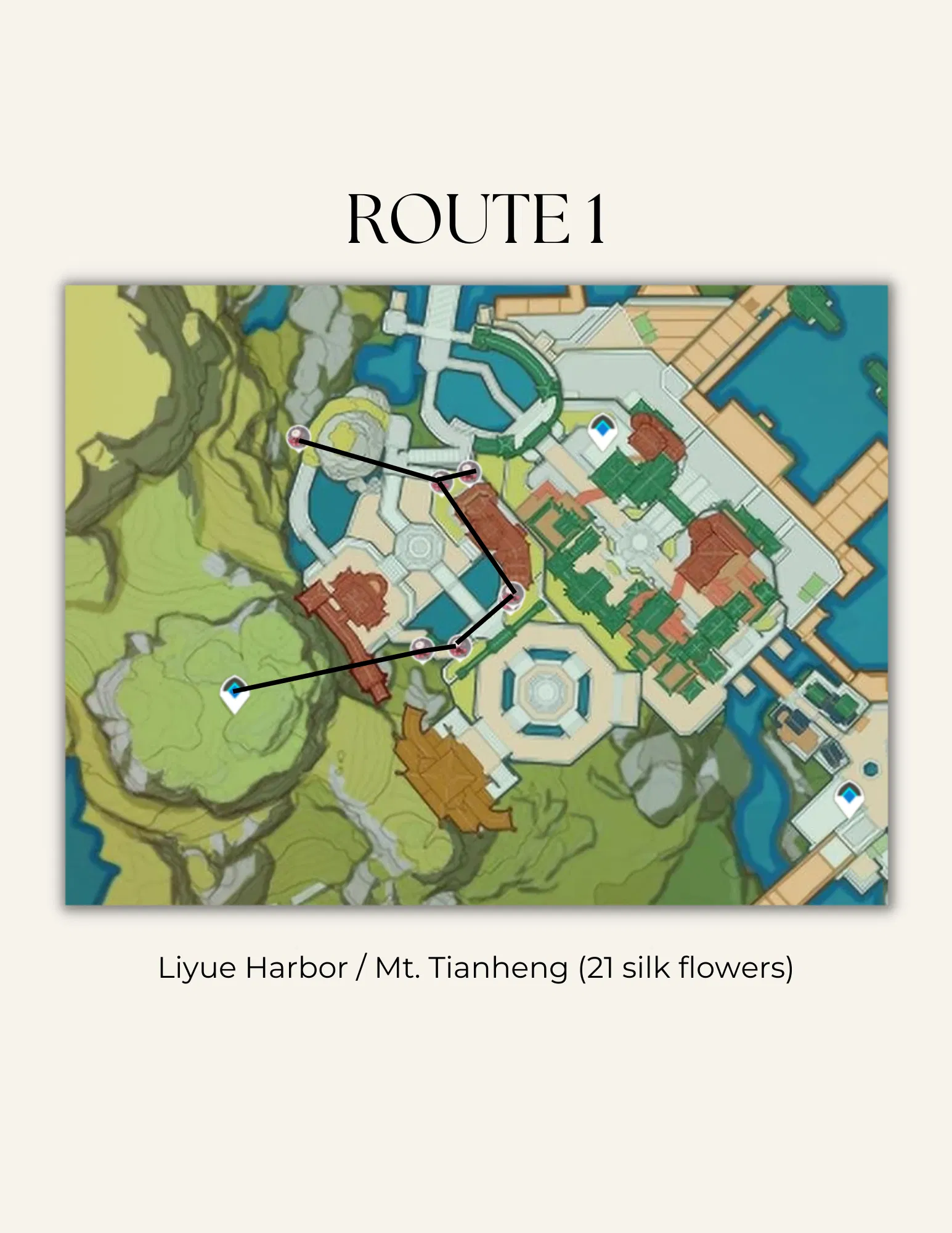 Silk Flower Routes (2 routes) Genshin Impact | HoYoLAB