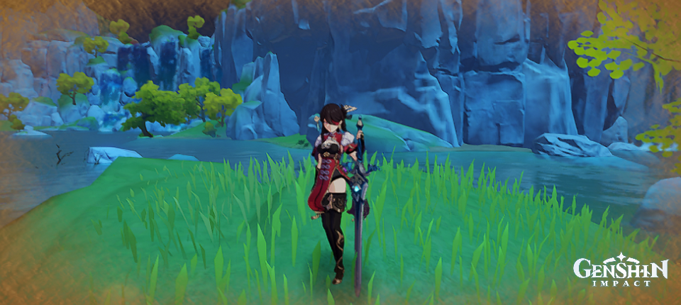 Beidou getting ready to enter a fight Genshin Impact | HoYoLAB