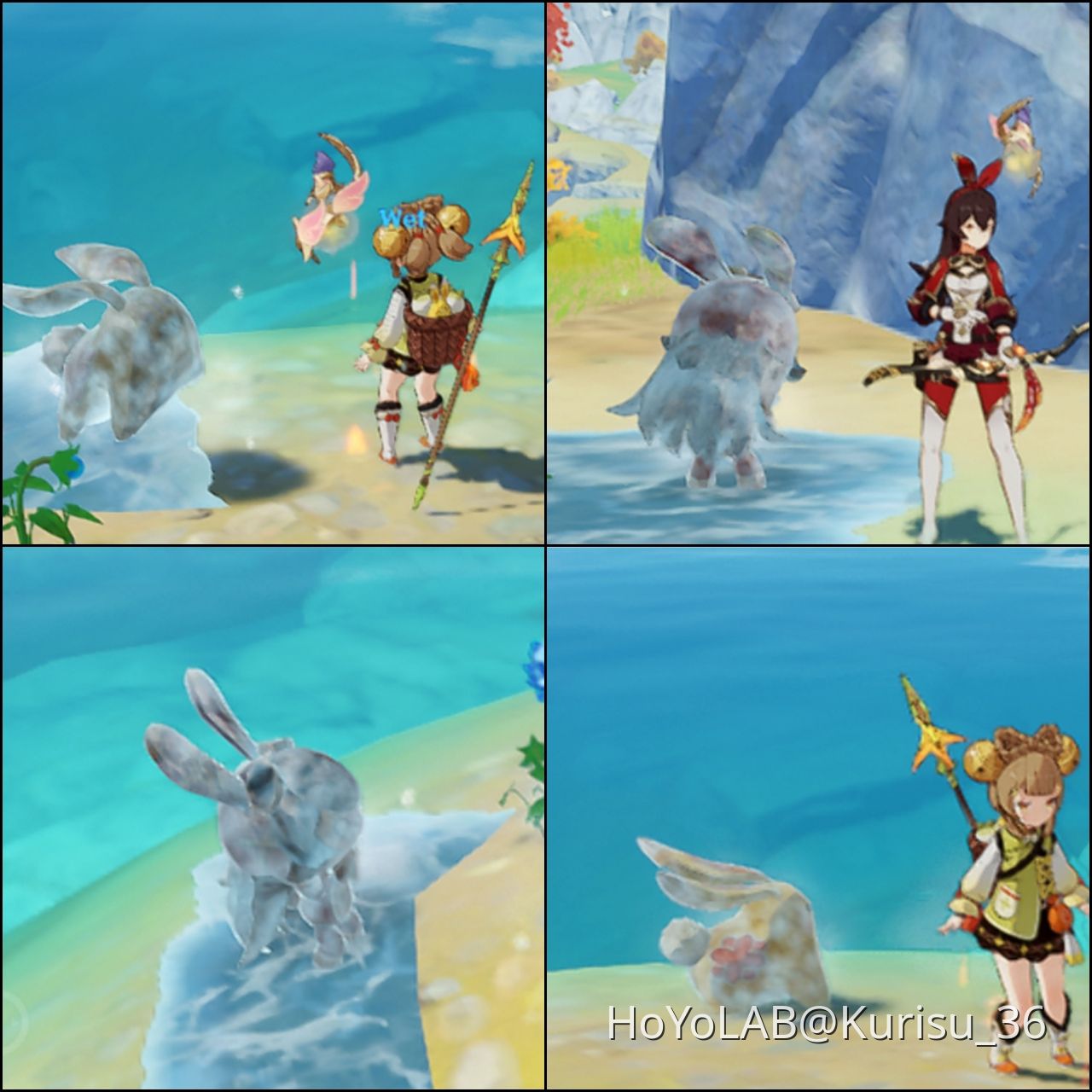 Did you know that Yuegui and Baron Bunny can get frozen? Genshin Impact ...