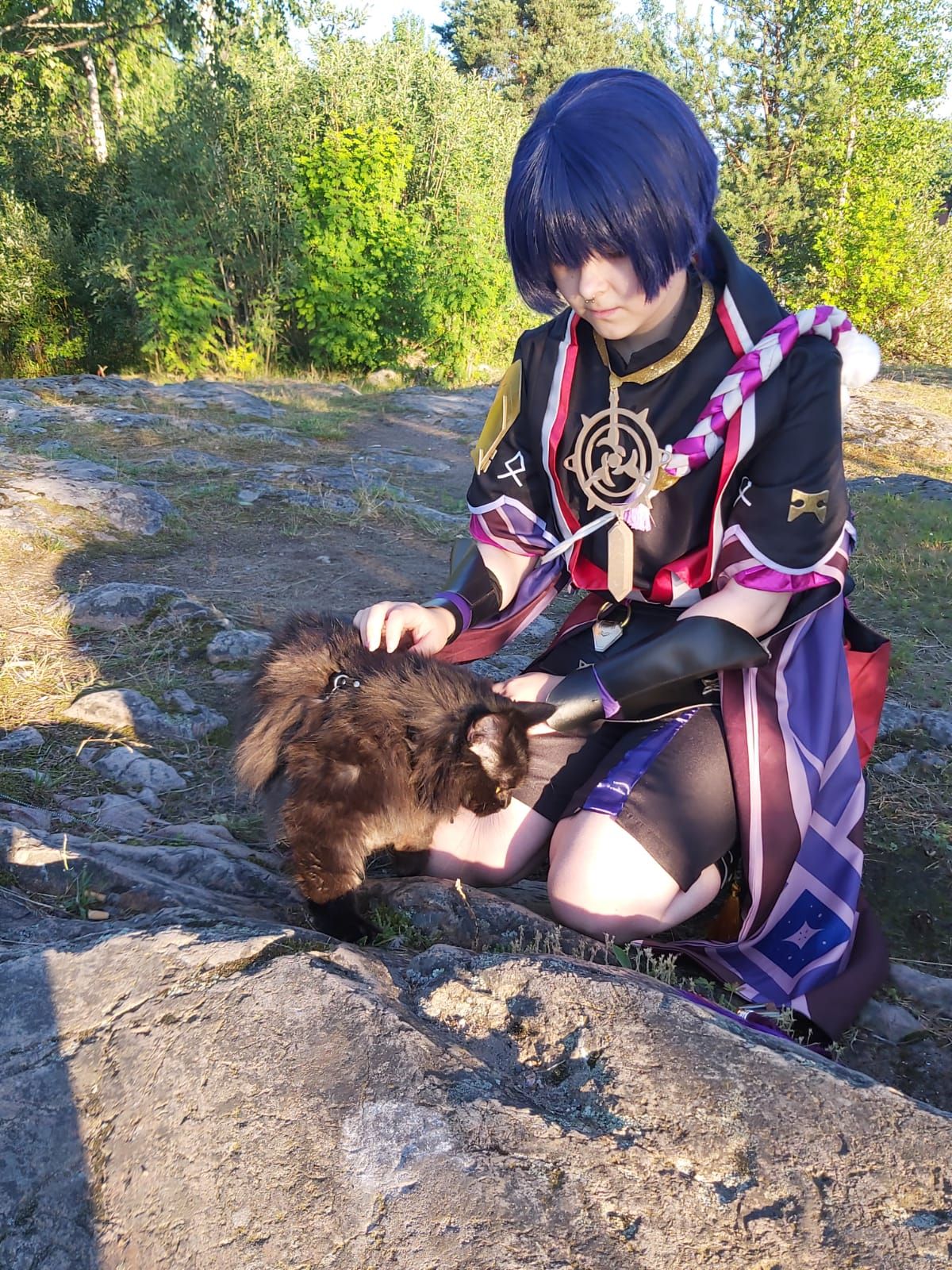 Scaramouche w/ cat Genshin Impact | HoYoLAB