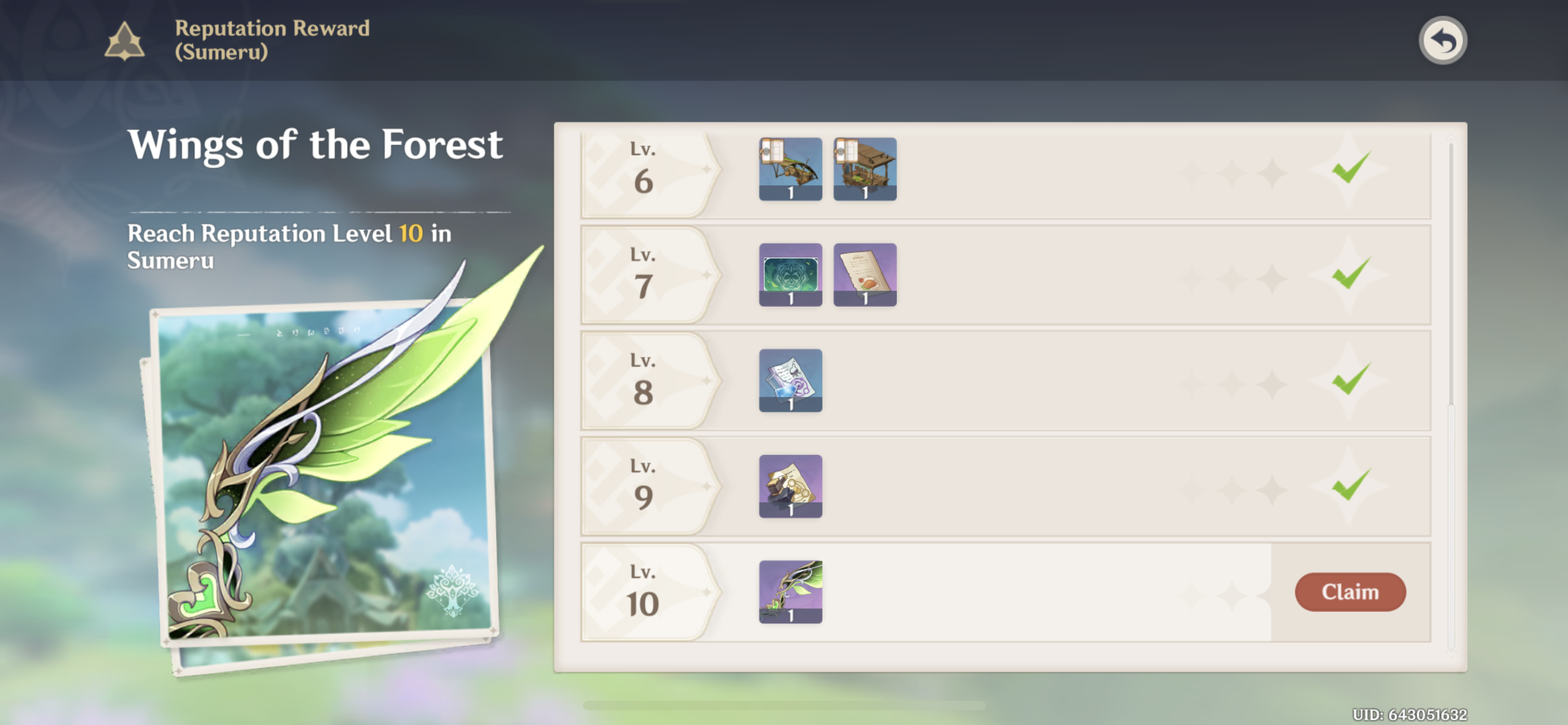 Sumeru reputation level 10 Genshin Impact | HoYoLAB