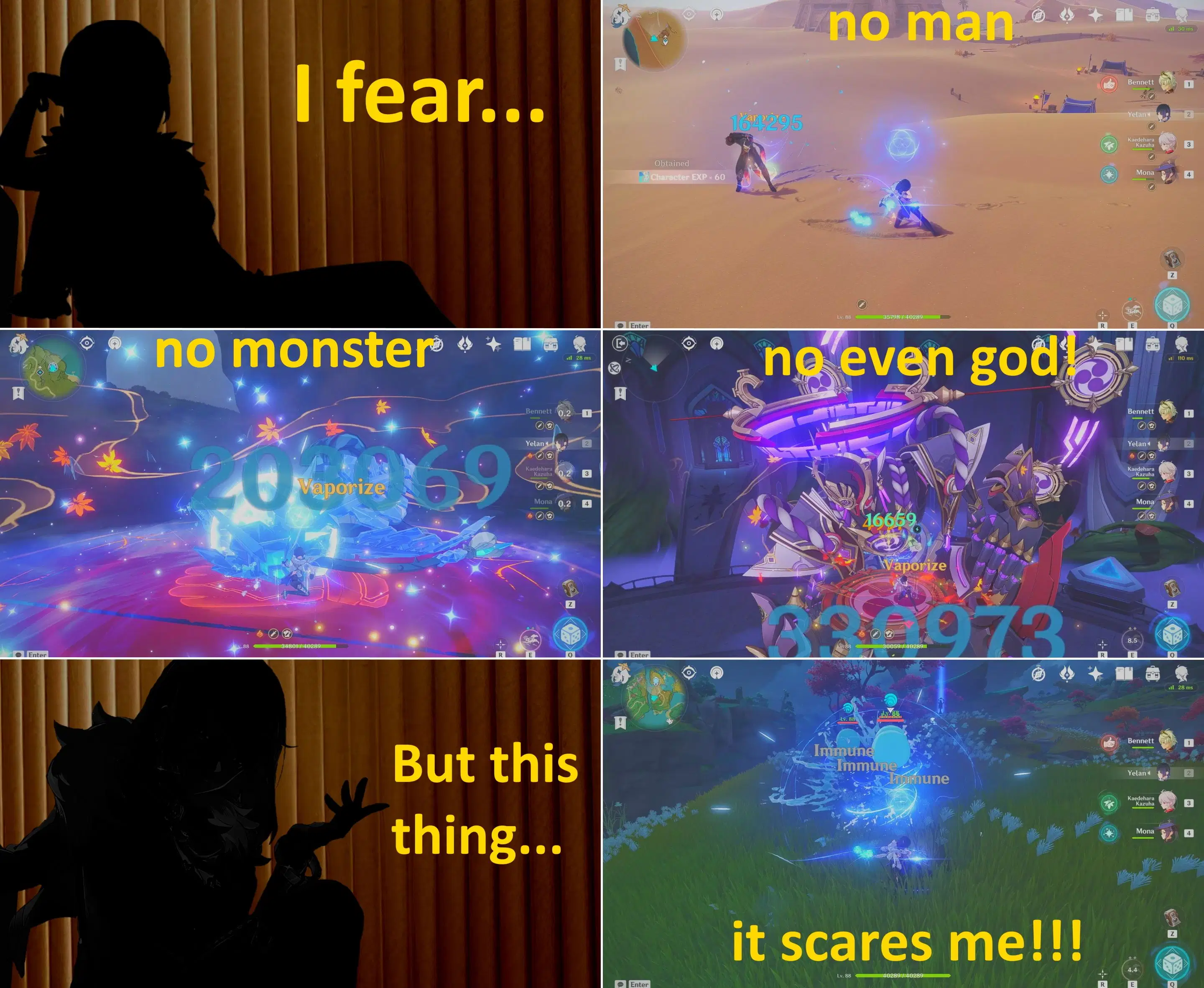 No sense meme: Yelan's fear Genshin Impact | HoYoLAB