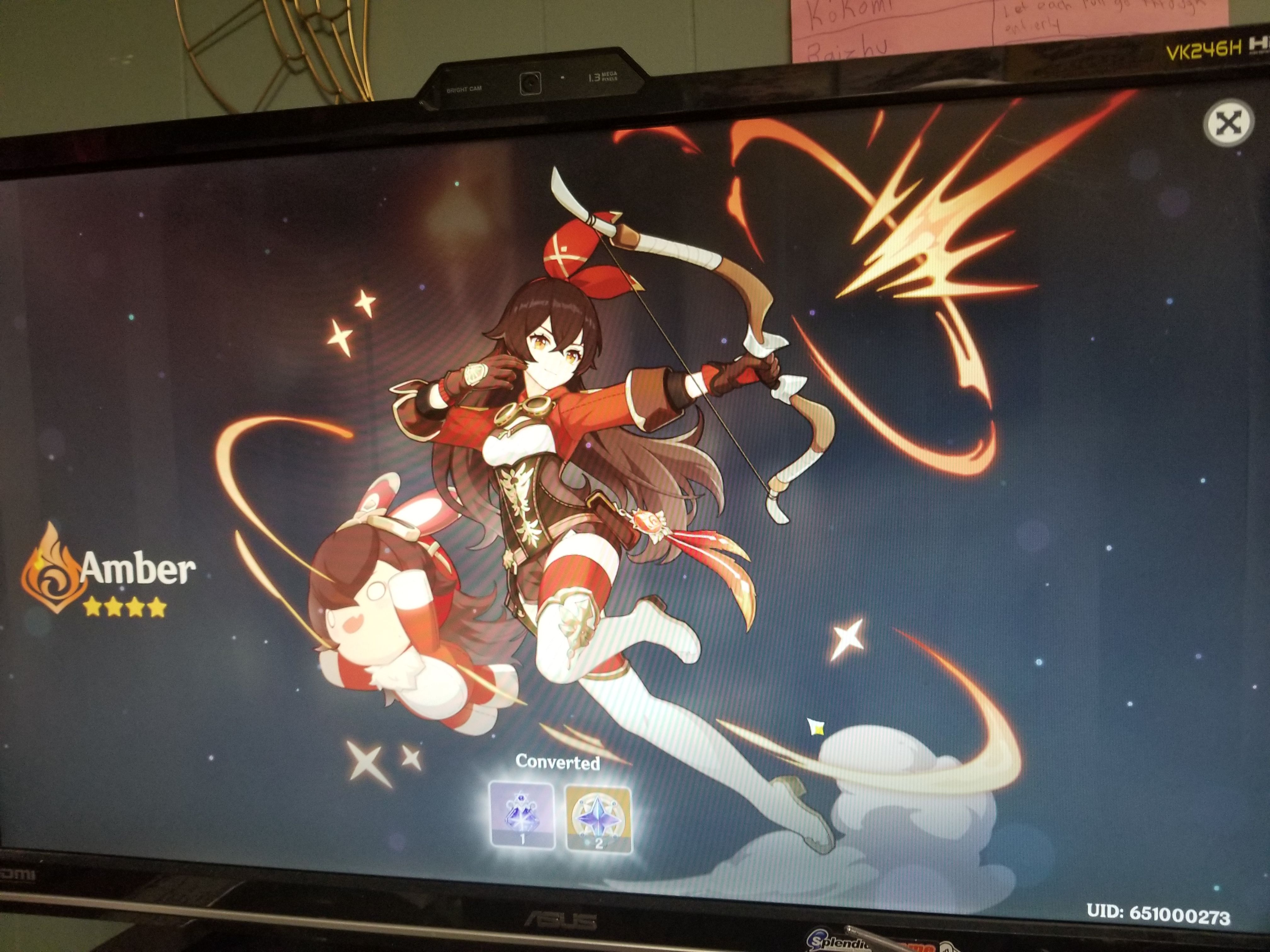 I GOT C1 AMBER ON STREAM Genshin Impact | HoYoLAB