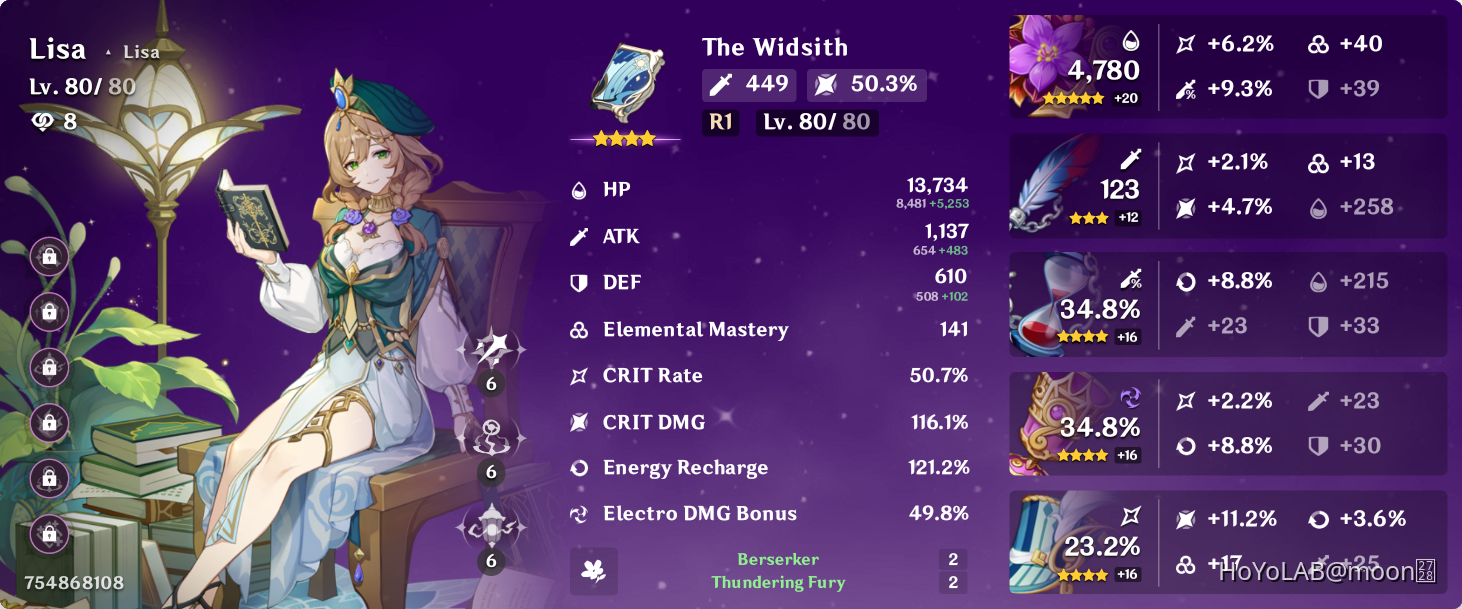 Lisa Progress Update! Genshin Impact | HoYoLAB