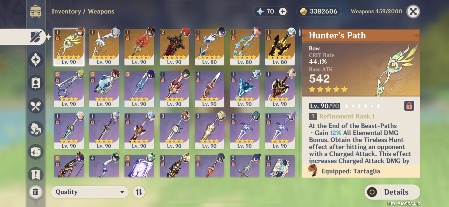 Acc này h bán đc bnh mng:?? Genshin Impact | HoYoLAB