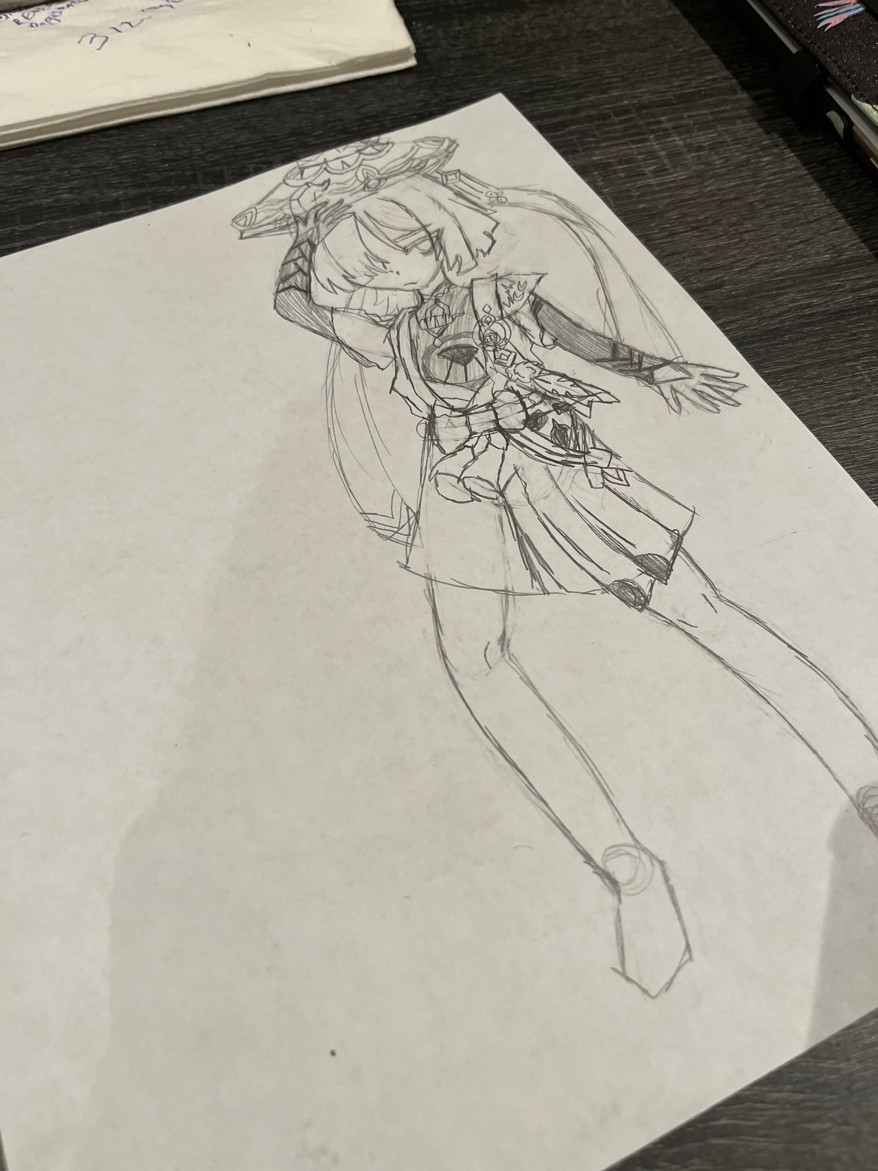 Drawing wanderer!! Genshin Impact | HoYoLAB