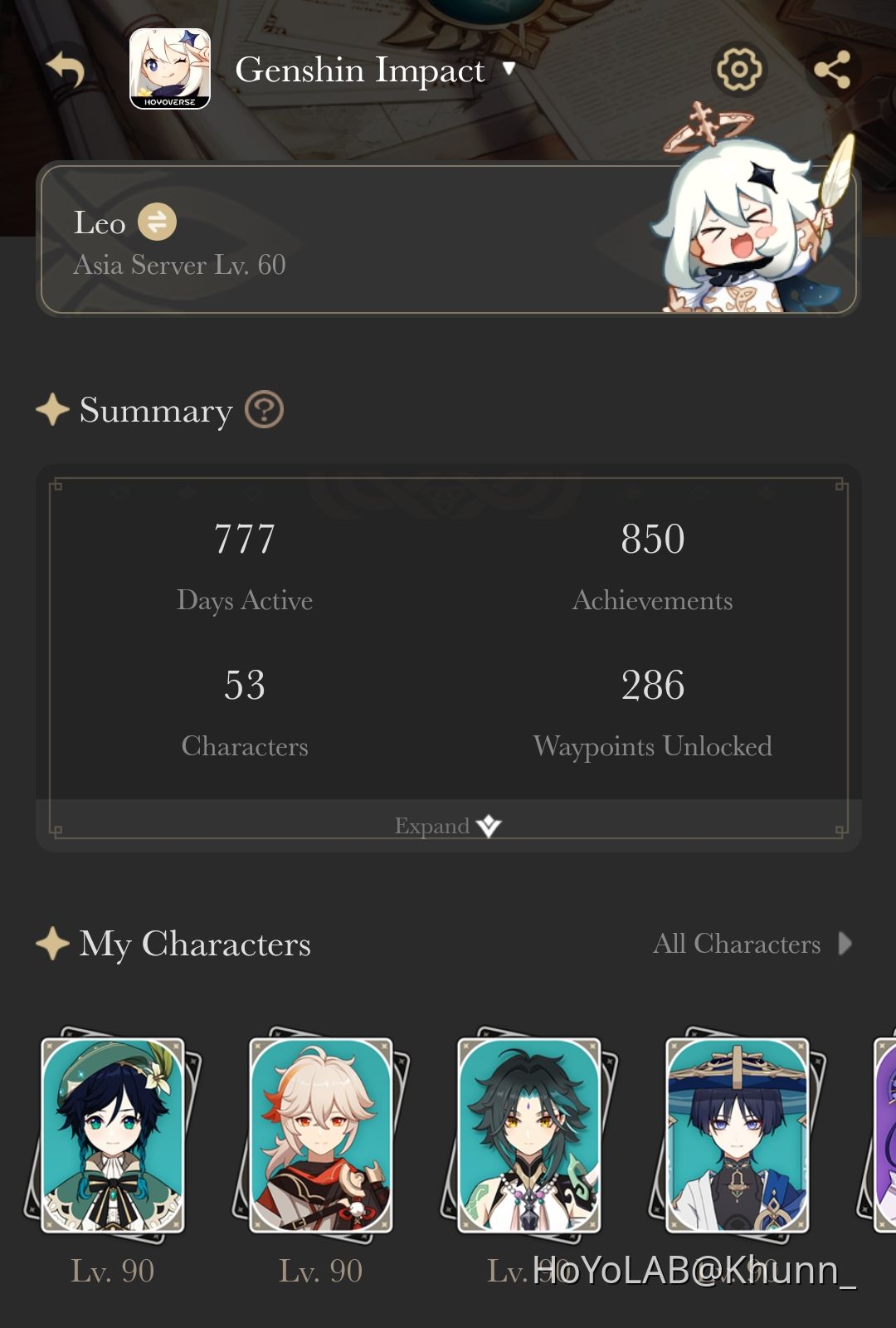 777th Day Genshin Impact | HoYoLAB