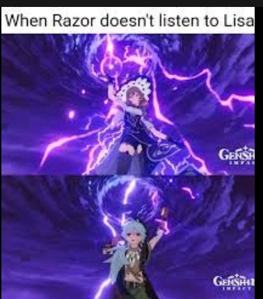 When Razor Don't listen to lisa... Genshin Impact | HoYoLAB