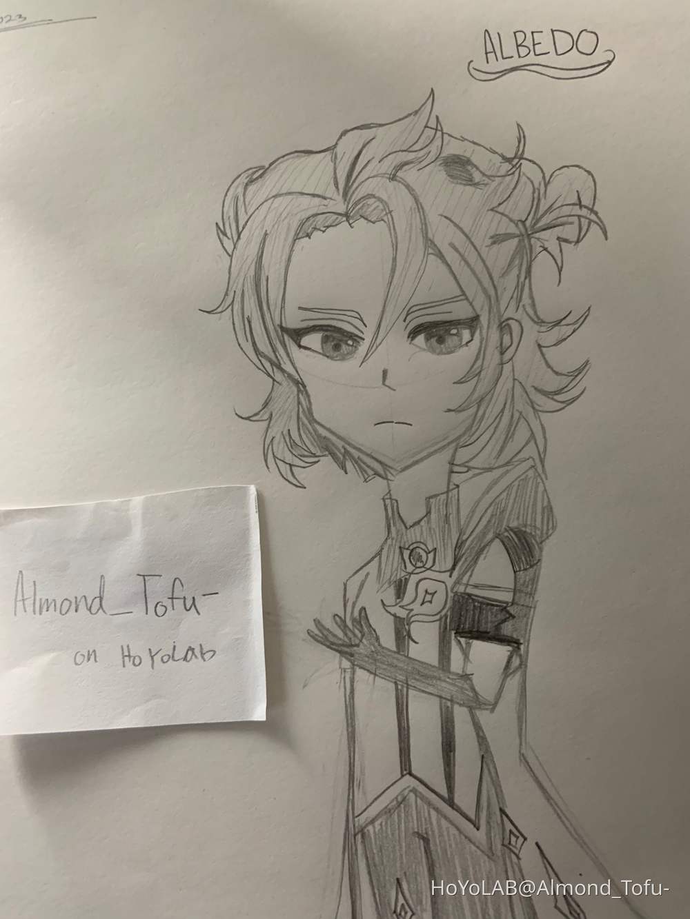 I drew… Albedo! Genshin Impact | HoYoLAB