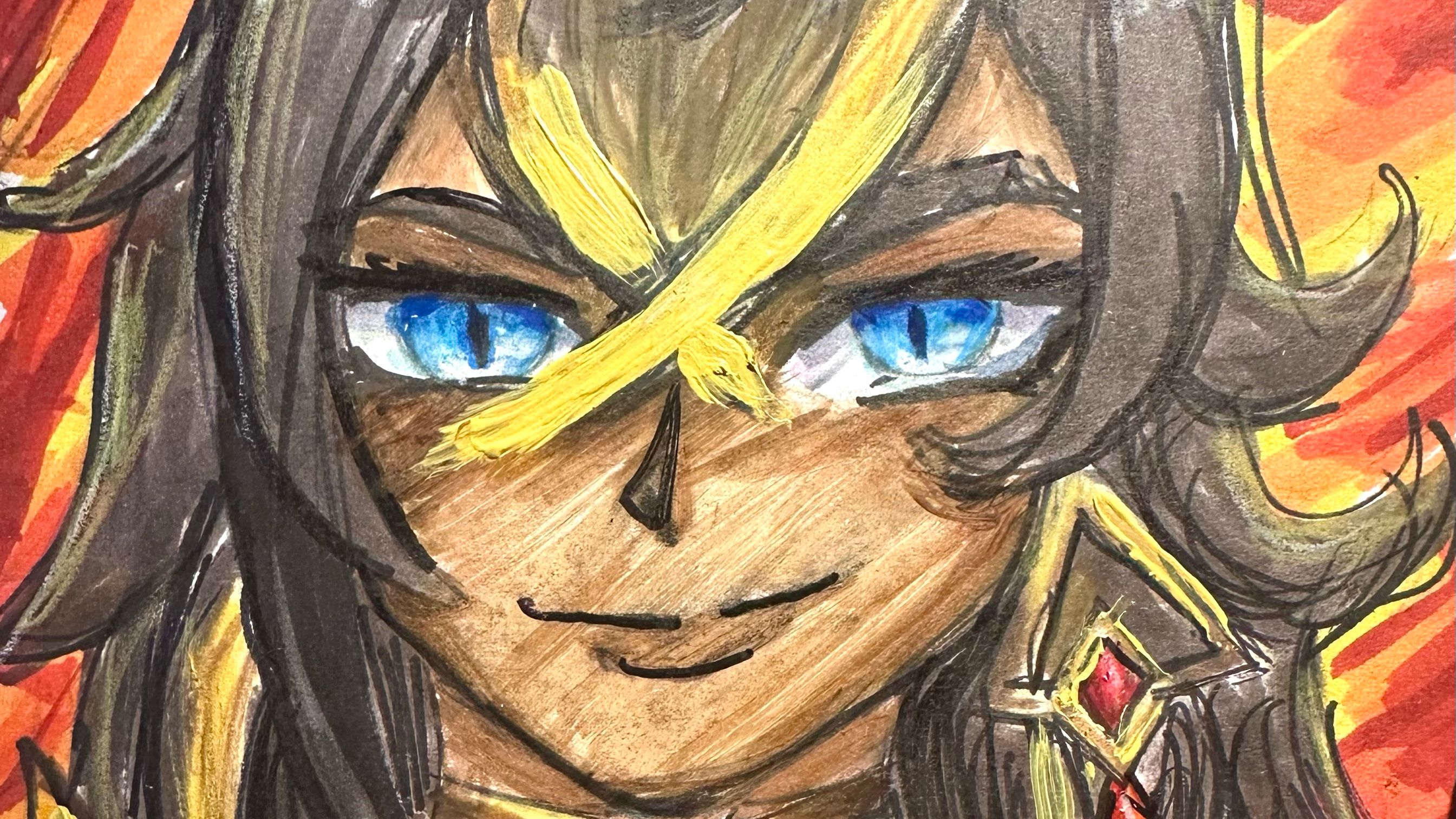 Art Diary 49: The fierce Flame Mane Genshin Impact | HoYoLAB