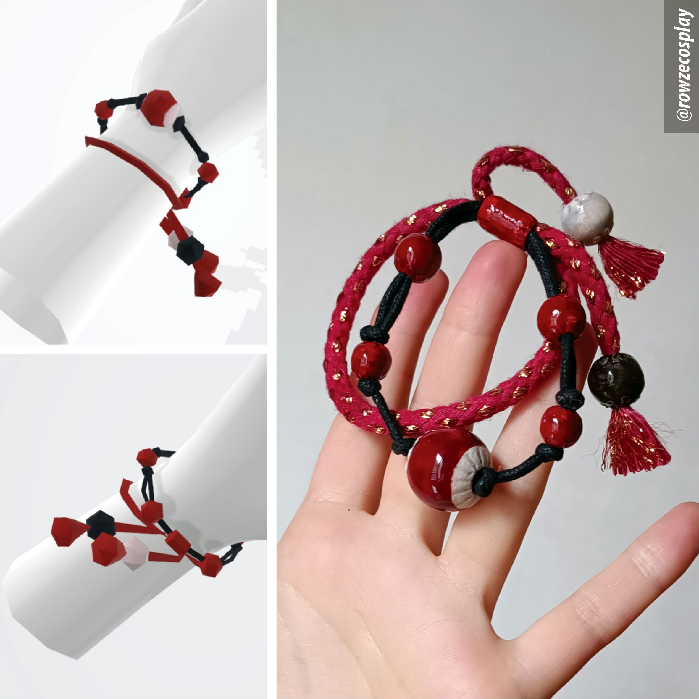 MAKING A YOIMIYA COSPLAY - Video game vs Cosplay - Bracelet Genshin ...
