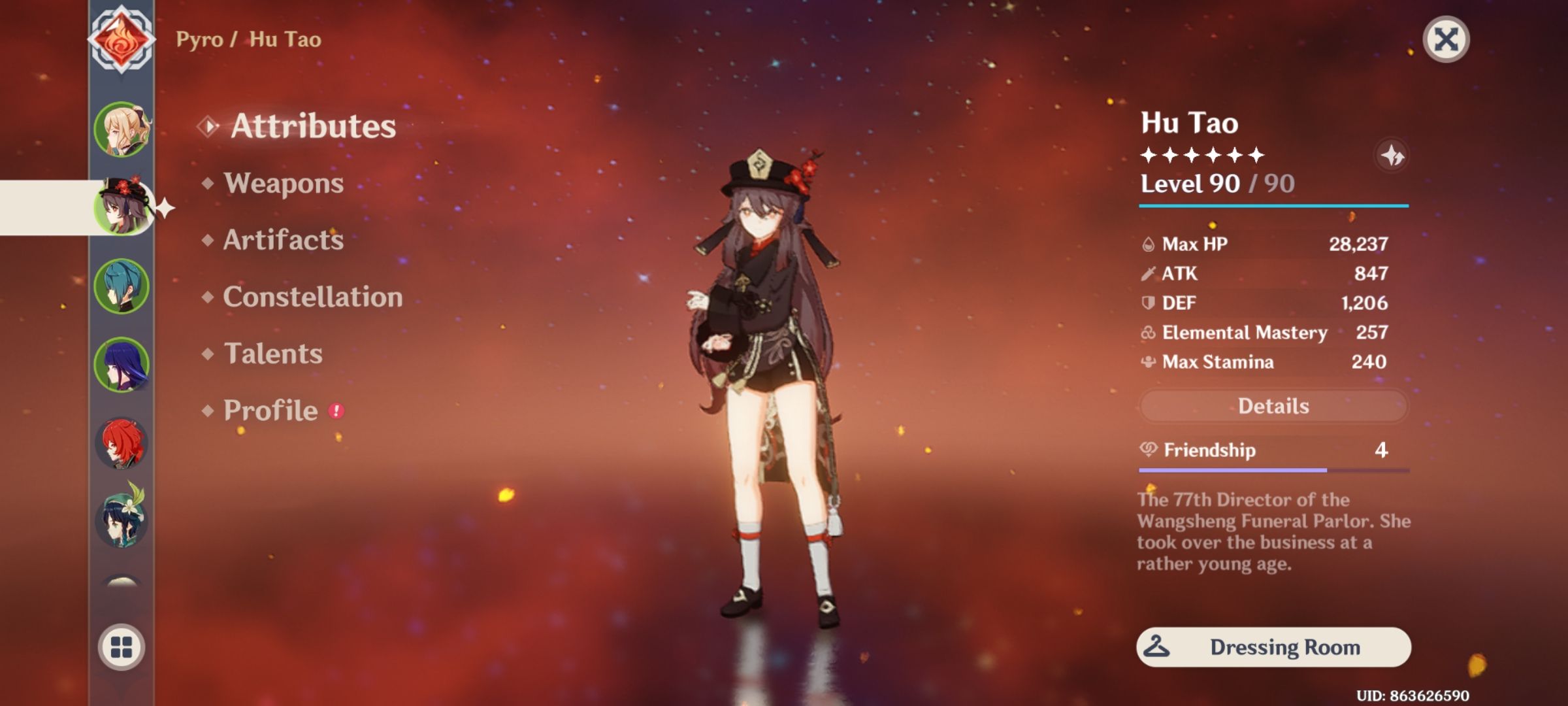 My hu Tao build ☺️ Genshin Impact | HoYoLAB