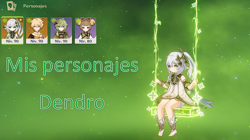 Todos mis personajes Dendro Genshin Impact | HoYoLAB