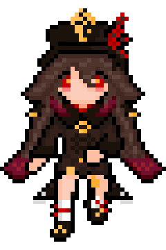 Hu Tao sprite animation (updated) Genshin Impact | HoYoLAB