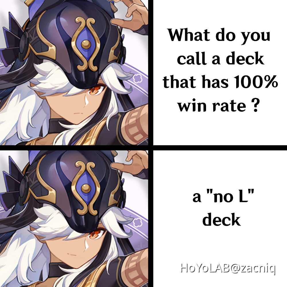 My tcg experience ever since the ayamiya nerf Genshin Impact | HoYoLAB