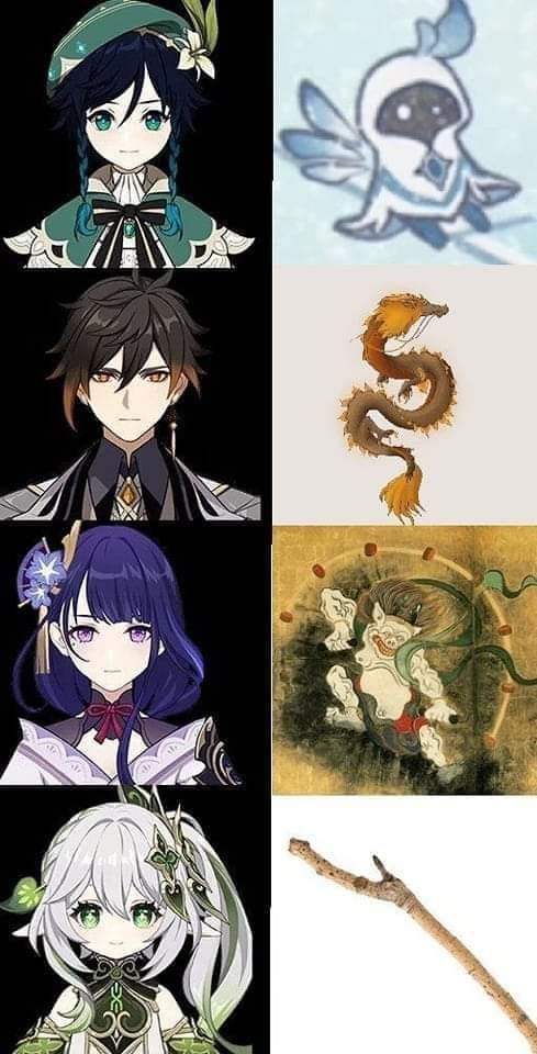 Archon's original forms 👀 Genshin Impact | HoYoLAB