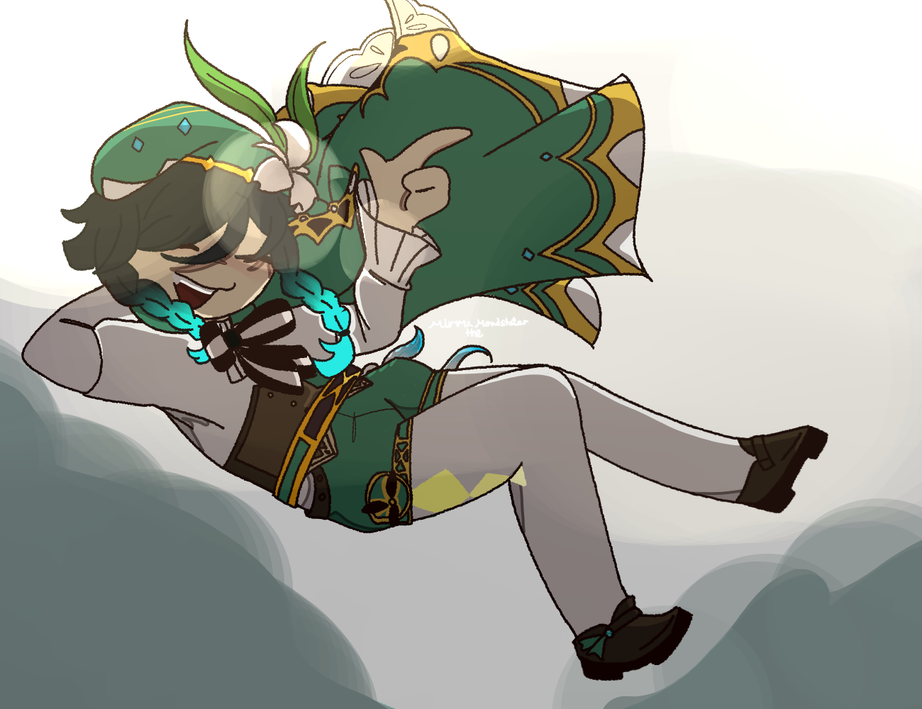 Drawing Venti every week until his banner comes back Genshin Impact ...