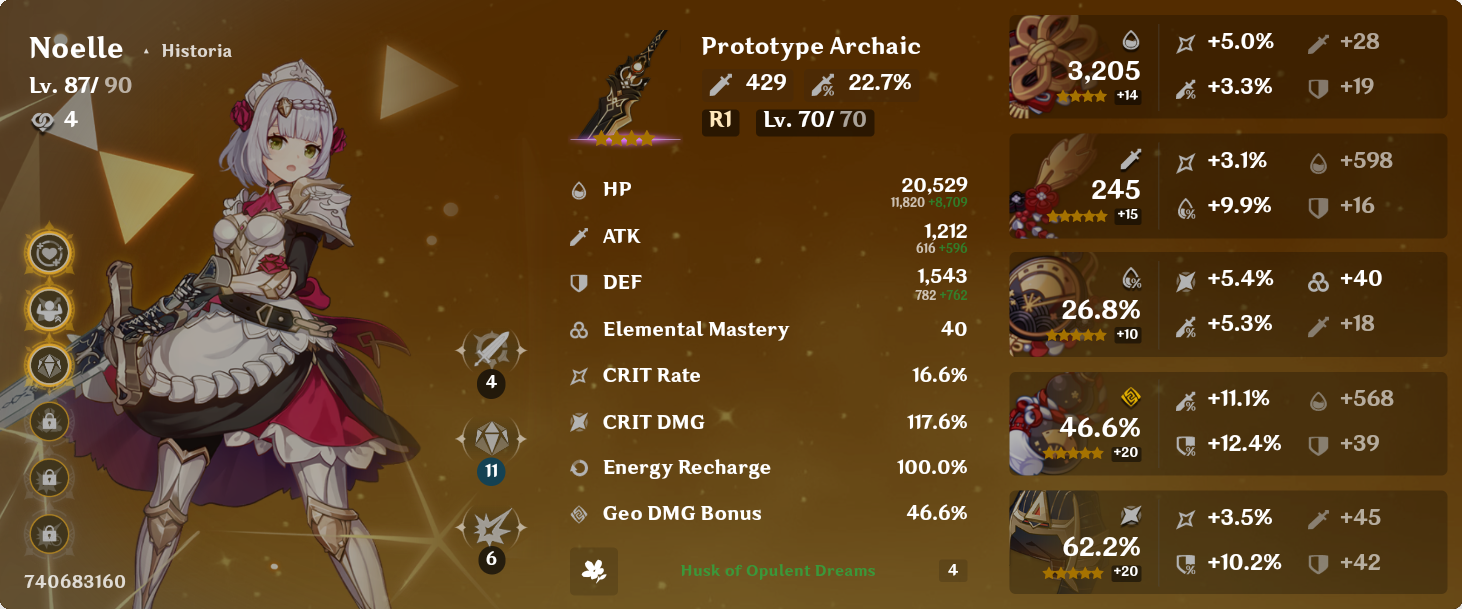 Noelle build again 😁 Genshin Impact | HoYoLAB